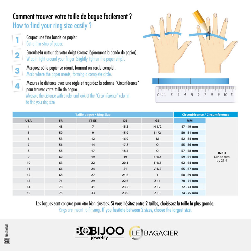 BOBIJOO Jewelry - Bague Chevalière Cabochon Discret Carré Acier Or ...