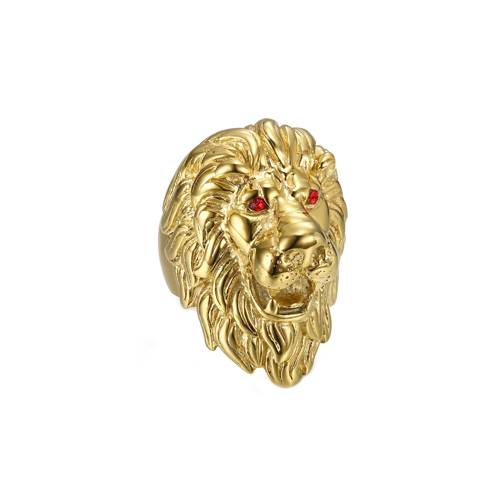 BOBIJOO Jewelry - Enorme Anillo Anillo anillo de Hombre de Cabeza de ...