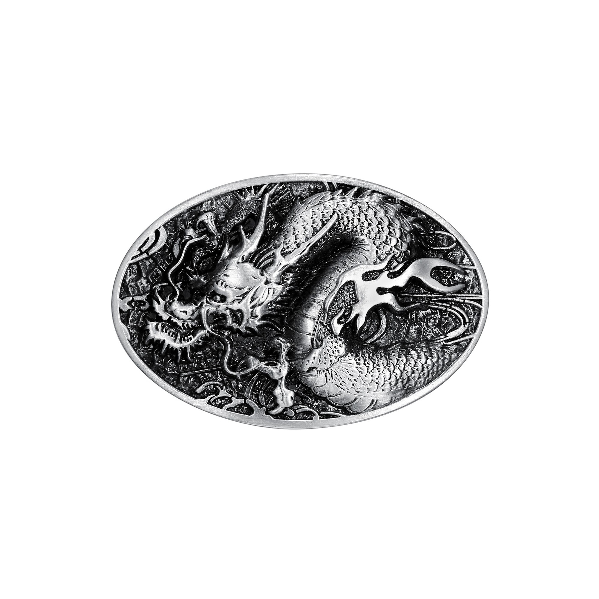 BOBIJOO Jewelry - 3D Biker Rocker Dragon Belt Buckle - €17.90
