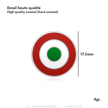 Italy Pin | Italian Tricolour Card